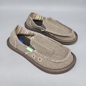 Sanuk | Shoes | Sanuk Youth Boys Sz 2 Vagabond Sidewalk Surfers Loafers ...